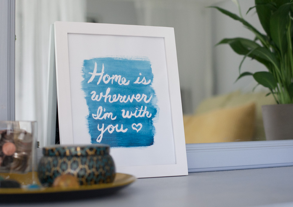 Ombre watercolor quotation painting tutorial – Permanent Riot