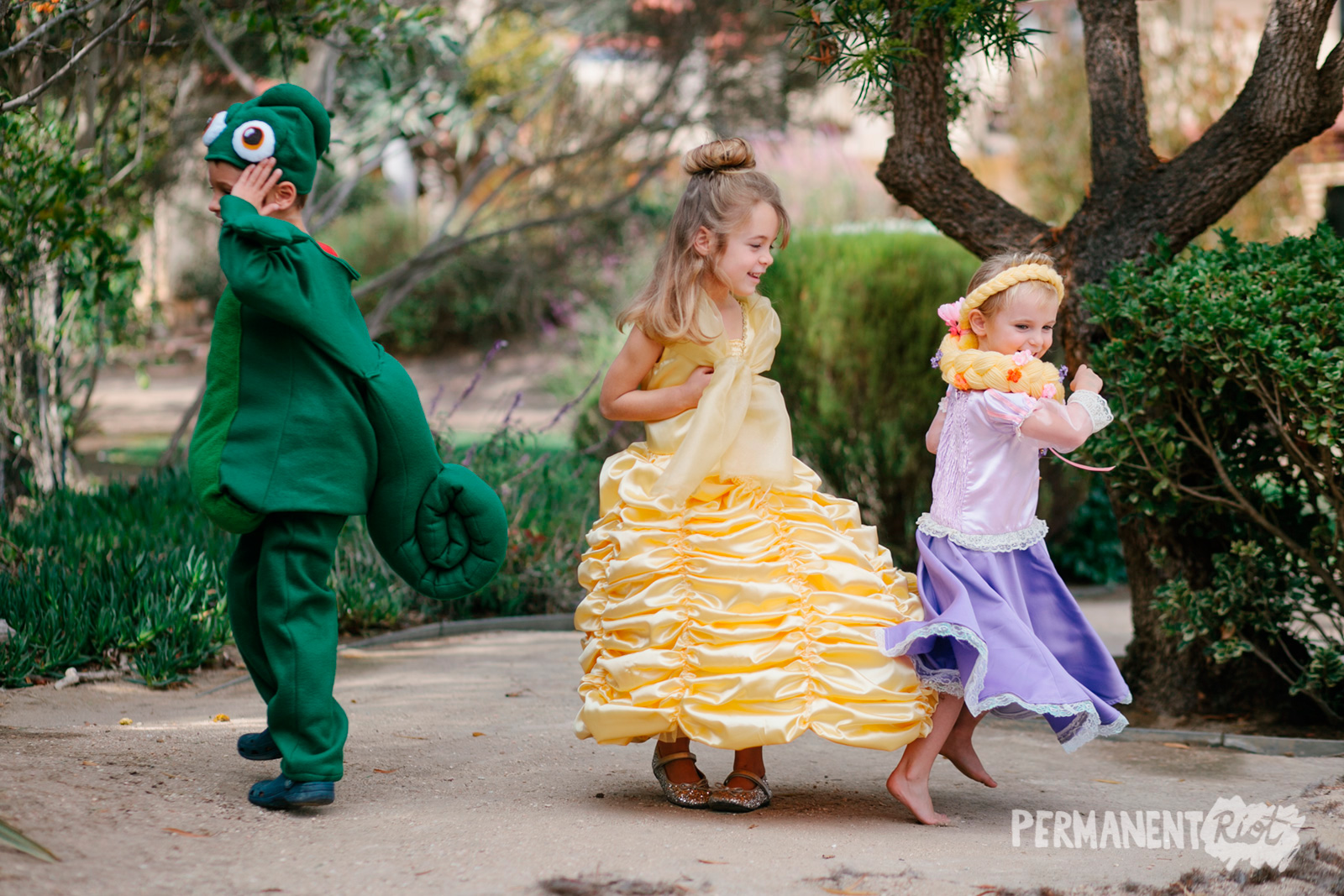 Belle, Rapunzel & Pascal halloween costumes – Permanent Riot